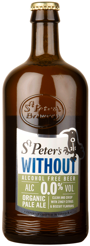 St Peter's Organic 'Without' Alcohol Free Pale Ale, Vintage Roots